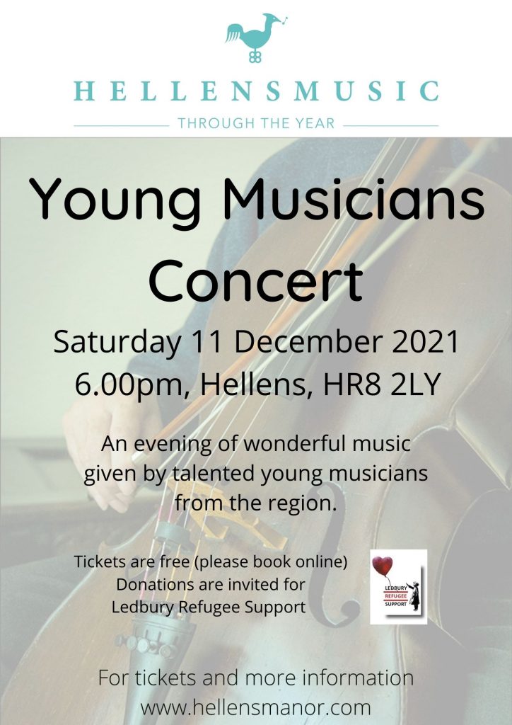CHARITY CONCERT given by talented young local musicians - Hellens
